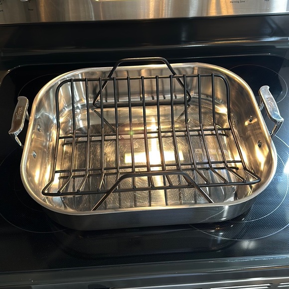 All-Clad | Kitchen | Allclad Stainless Steel Roasting Pan Without ...